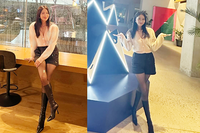 44세 믿기지 않는 관리8등신 숏미니룩 완벽소화해 놀라운 여배우나들이룩 어썸클