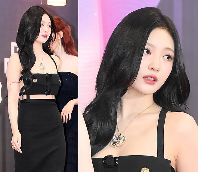 닝닝 ‘다리가 3분의 2 놀라운 비율 자랑한 컷아웃 탱크톱 드레스룩 스타와 패션