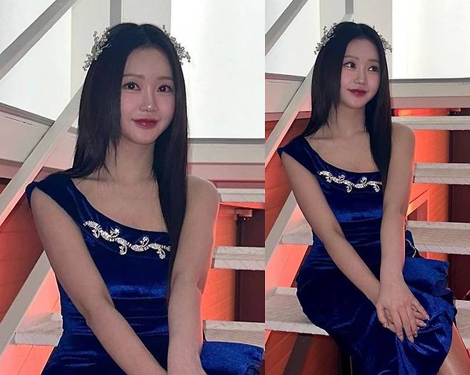 ‘트롯 바비 홍지윤 드레스와 슬리퍼의 독특한 조합 머메이드 드레스룩 스타와 패션