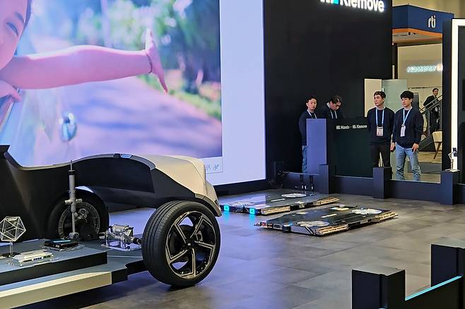 [CES 2024] 스스로 차 들어 주차 구획으로 이동… HL만도 로봇 ‘파키’