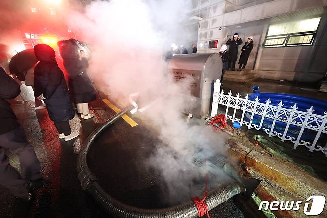 속보 서울시 양천·구로구 난방 중단 오후 3시까지 예상복구 지연