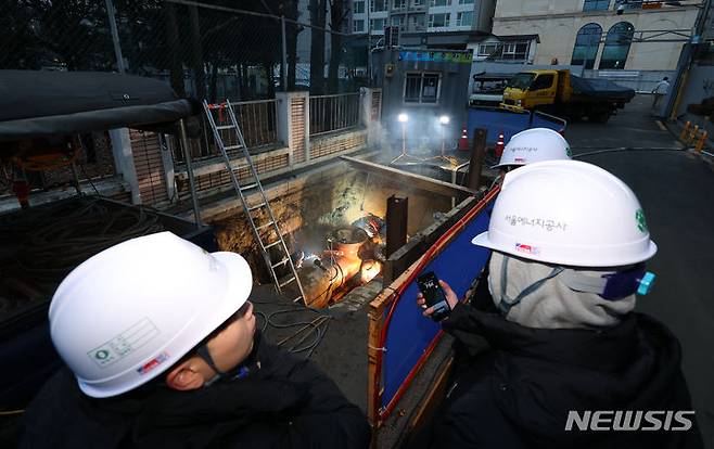 서울 양천·구로 지역난방 공급 재개복구 작업 22시간만