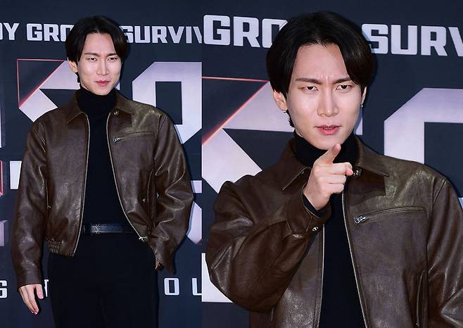 서은광 냉철한 심사 기대하세요시크한 매력에 퐁당 가죽 재킷 슬랙스 패션 스타와 패션