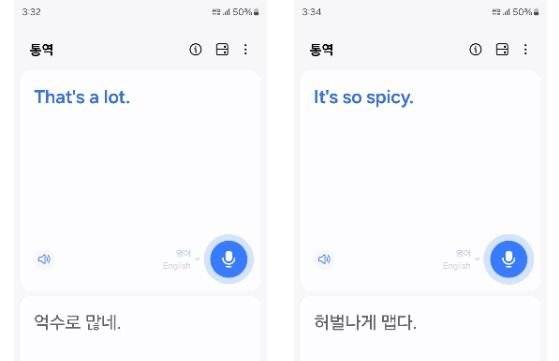 Ai 폰에 사투리로 말해보니정확한 영어 번역 ‘합격점