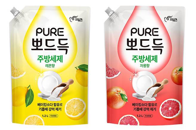 피죤 ‘퓨어 뽀드득 주방세제 출시