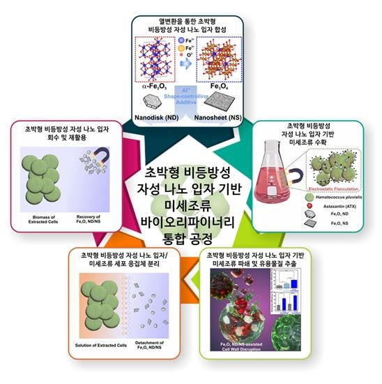 미세조류에서 유용한 물질 추출하는 통합공정 개발