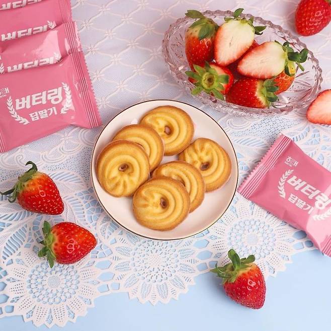 과자 러버 비상 봄 딸기 과자 맛도리 4