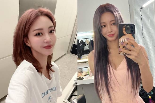 한예슬 붙임머리로 한 번에 단발에서 긴 머리 변신빛나는 여신 귀환 뷰티는 내운명
