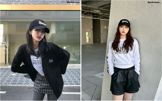 같은 볼캡 다른 느낌★ 문가영부터 고민시 강혜원 피오까지 셀럽들의 봄 모자코디 모음 마고의 패션뷰티