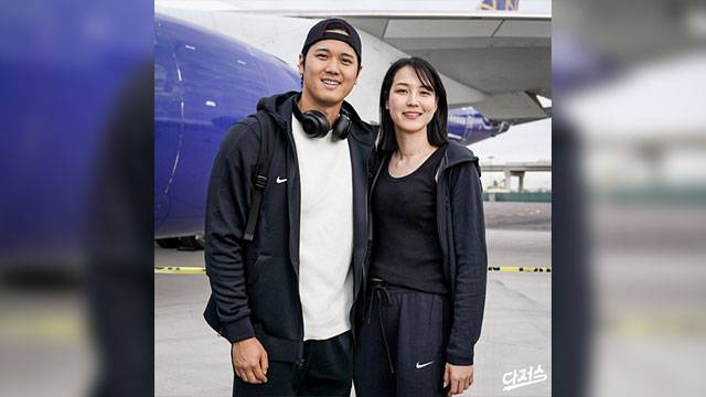 ‘슈퍼스타 오타니 쇼헤이 한국행 직전 아내 ‘깜짝 공개