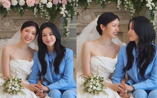 김옥빈 똑닮은 막냇동생 결혼식 빛낸 단아한 슈트 셋업 패션 스타와 패션