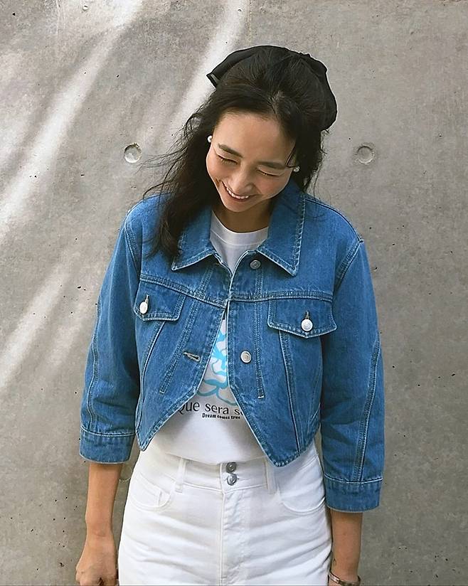 제주댁 진재영 47세 여유로운 제주 일상 힙한 데님 재킷 어디꺼 패션엔