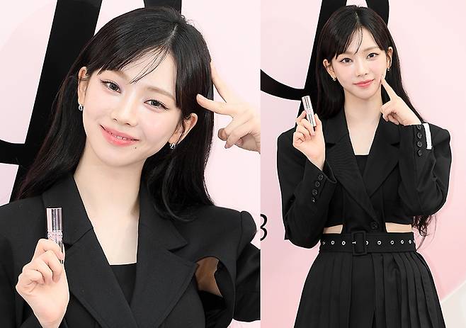 카리나 극강 미모 뽐낸 세련된 컷아웃 재킷 하의 실종 패션 스타와 패션