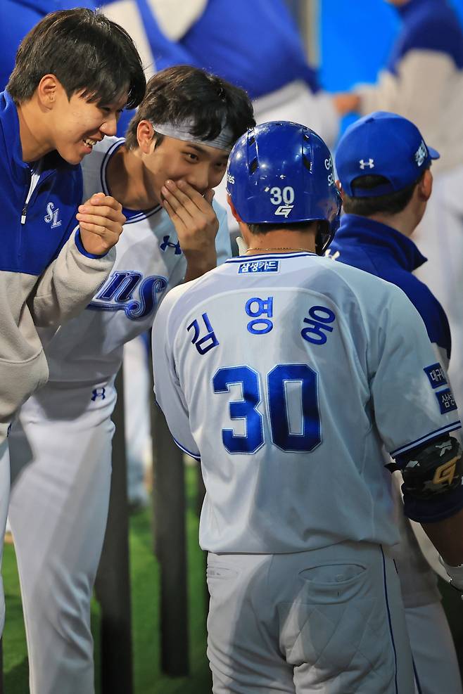 박진만 감독 동기 김영웅 이재현 힘들 때 서로 돕고 선의의 경쟁도 했으면 Is 대구