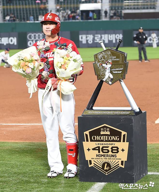 홈런 기록 '희생양' 롯데, 이승엽 56호-400호…그리고 최정 468호까지 허용 [부산 현장]