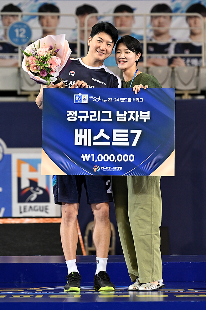 신재섭 남자핸드볼 정규시즌 Mvp·득점상 2관왕 우뚝