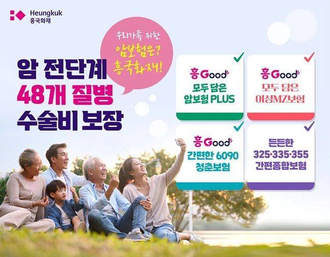 흥국화재 암 전단계 48개 질병 수술비 보장상품 확대