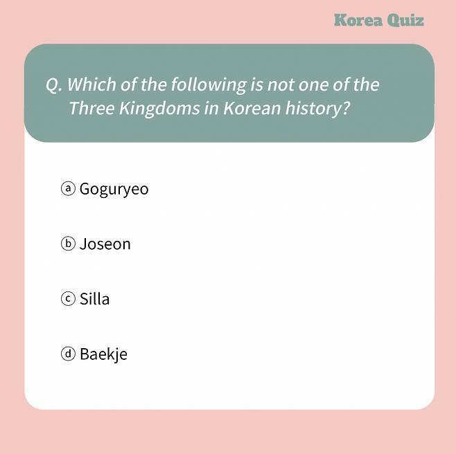 [Korea Quiz] Three Kingdoms