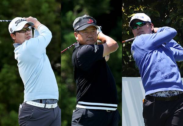 김진성, '제주 돌풍'에 유일한 1언더파로 선두…최경주 1타차 2위, 이정환 2타차 6위 [KPGA SK텔레콤오픈]