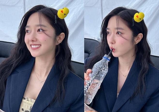 이혜성 아나운서 물결펌에 깜찍 오리 달았네 귀엽고 여성스러운 헤어스타일링 뷰티는 내운명