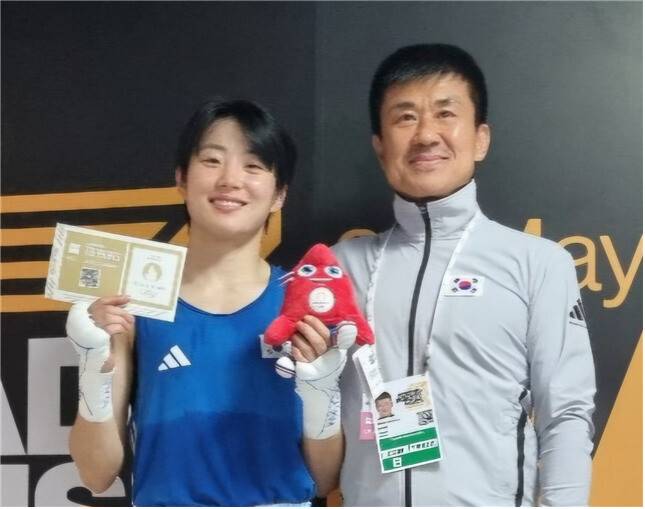한국 여자권투의 간판 오연지 파리올림픽 티켓 땄다