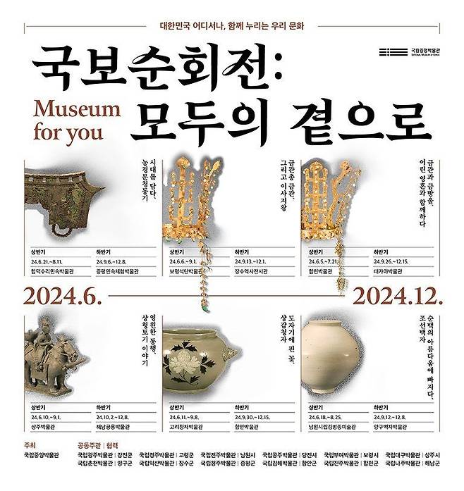 신라 황금 문화 알린 금관총 금관·금 허리띠 첫 보령 나들이