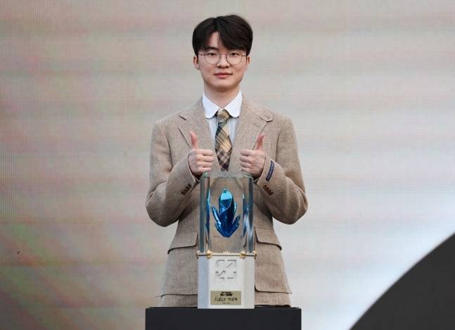 전설의 전당 페이커 좋은 영향력 끼치는 사람 되겠다