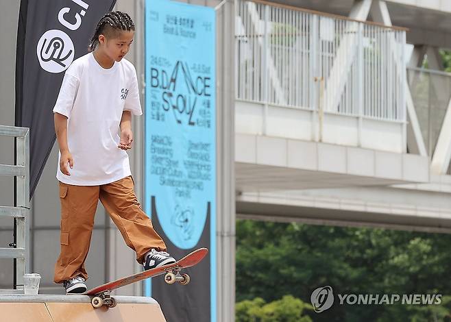 서울비댄스페스티벌 스케이트보드 시연