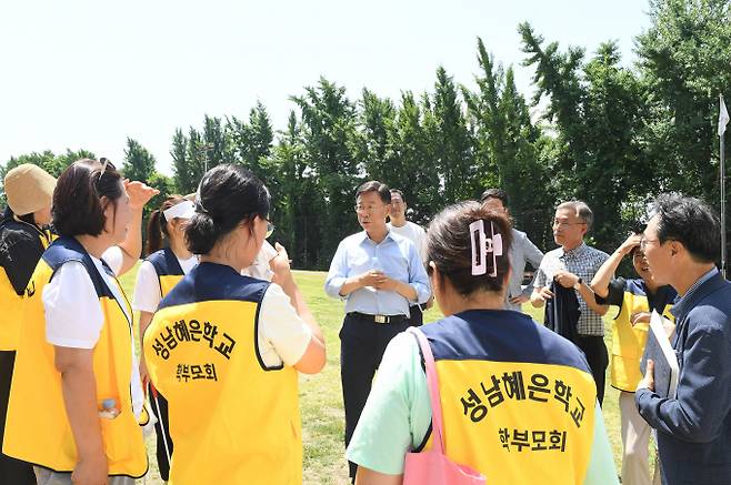 성남 혜은학교 학생들 단대 구장 이용 편리해진다
