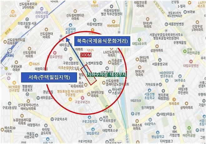 구로거리공원 주차장 조성 진통구로구 최적 입지