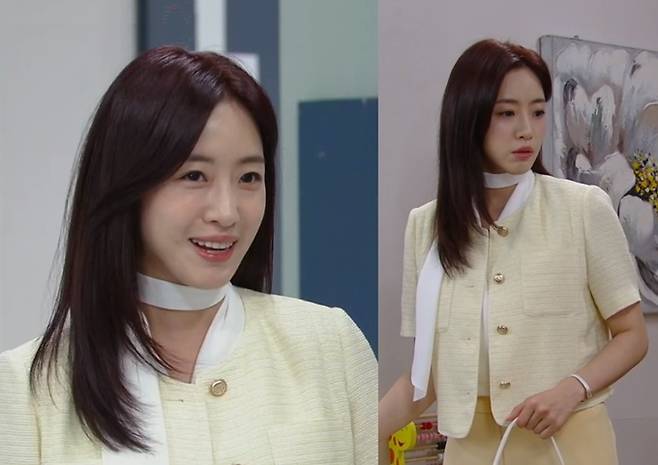 수지맞은 우리 함은정 여름에 즐기는 반팔 트위드 재킷 어디꺼 패션엔