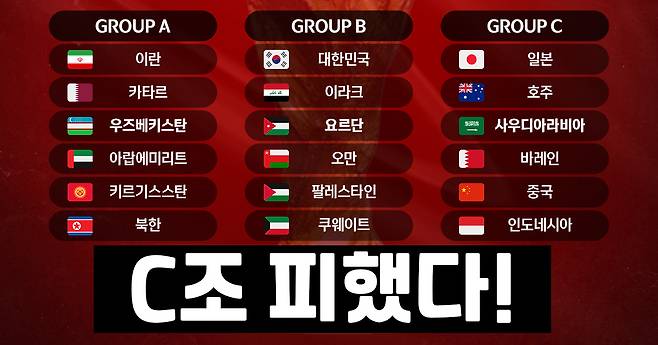 한국 월드컵 3차 예선 이라크 요르단 오만 팔레스타인 쿠웨이트와 한 조 야동말고 축동