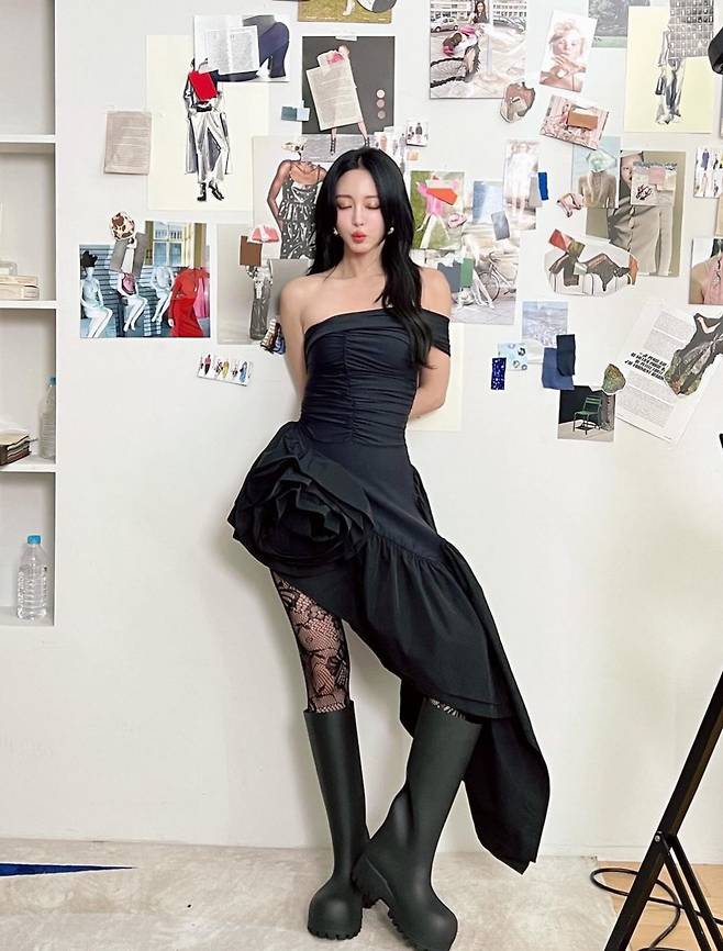 새 신부 한예슬 10세 연하 남편이 반한 미모 여신 머리 긴 머리 웨이브 스타일 뷰티는 내운명