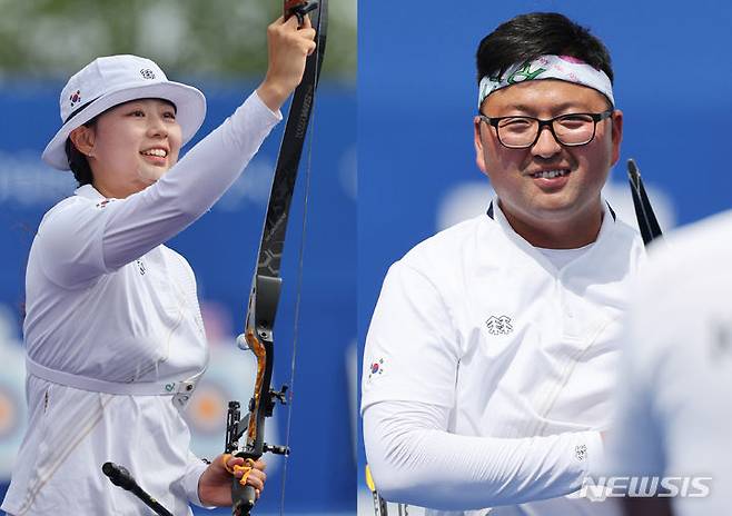 양궁 김우진·임시현 랭킹 라운드 1위의 저주 이겨낼까 파리 2024
