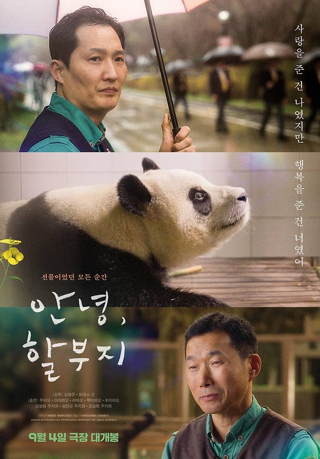 행복을 준건 너였어안녕 할부지 푸바오 애틋 포스터 공개