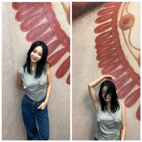 한예슬 가슴에 시선집중 Diy 패션과 감각적인 타투의 조화”