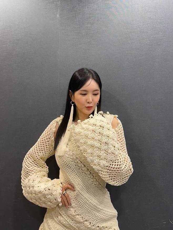 장영란 두아이 엄마 맞아 45세 나이 잊은 초동안 크로셰 원피스룩 패션엔