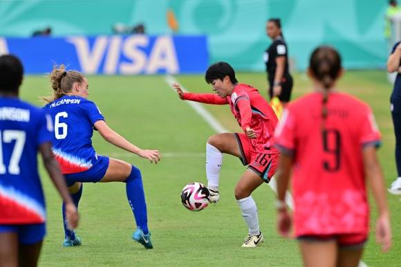 한국 여자축구 고난 계속u17 대표팀 월드컵 탈락 미국에 0 5 대패