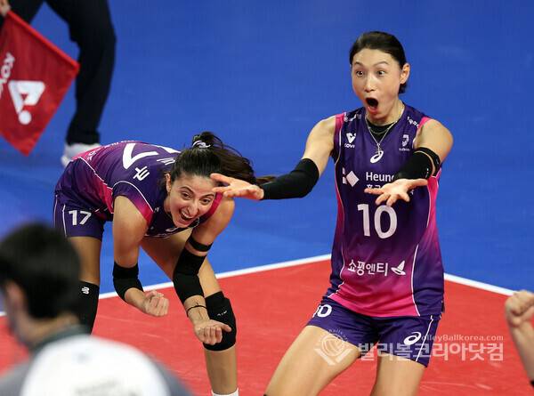 김연경 투트쿠 37점 합작 흥국생명 4연승 질주 Ibk기업은행에 3 0 승리