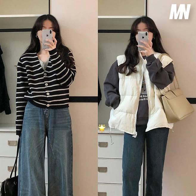 참고하기 좋은 여자 가을 캐주얼 코디 내일 옷 뭐입지
