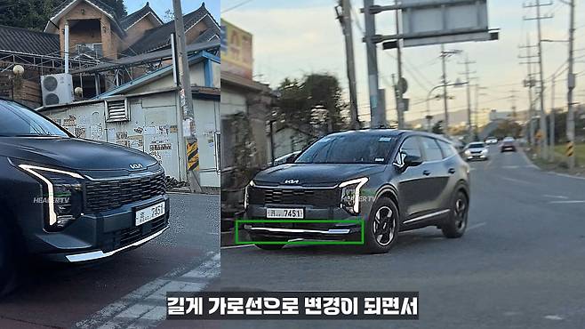 다들 칭찬한다는 기아 스포티지 페이스리프트 주행 모습 최초 포착 카텍