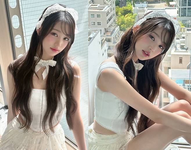 장원영 동화 뚫고 나온 요정 비주얼 청순한 화이트 레이스룩 스타와 패션