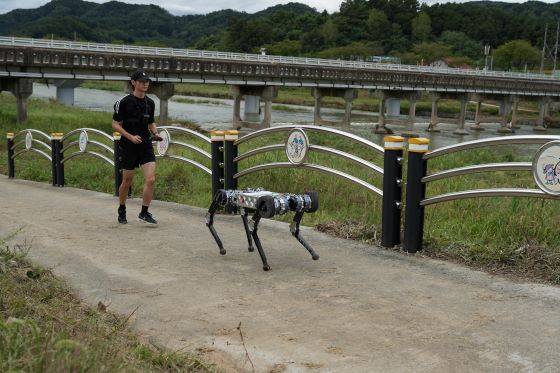 KAIST 사족보행 로봇 '라이보2', 마라톤 풀코스 도전한다