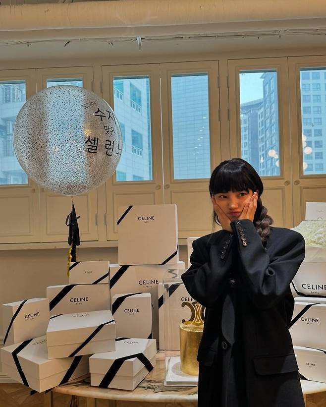 디올 계약 종료후 셀린느로 갈아탄 수지 모자부터 백까지 여신이네 뷰티는 내운명