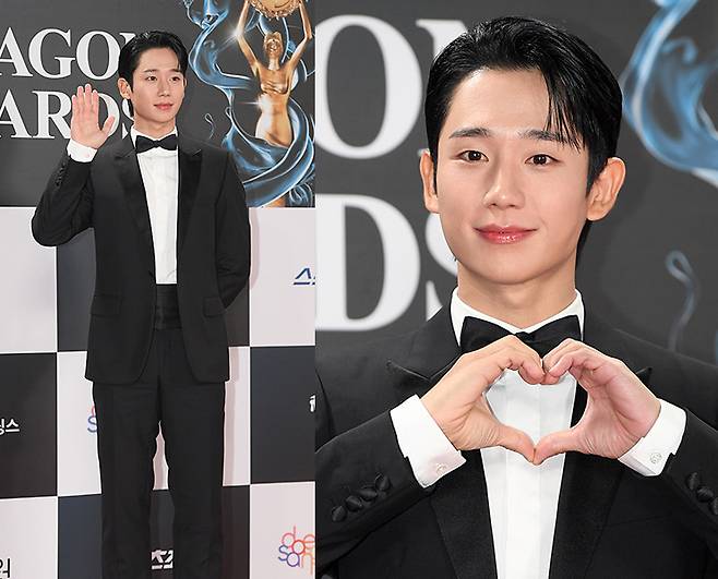 정해인 청룡 인기스타상 수상 여심 설레게 한 완벽 비주얼 슈트룩 스타와 패션