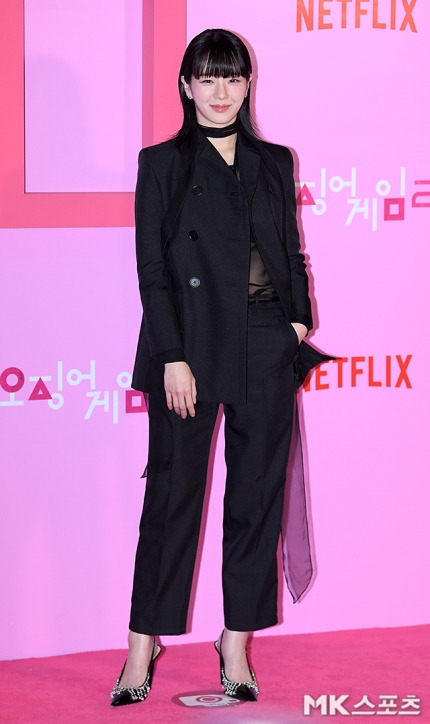 박규영 영하 잊은 브라탑 노출 고혹적 시스루 슈트 셋업룩 뷰티는 내운명