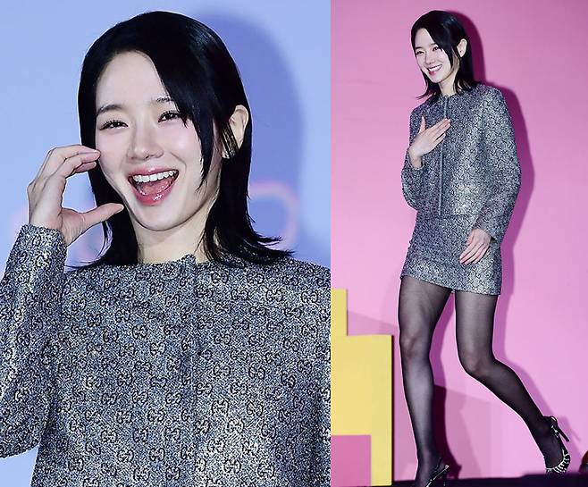박규영 구찌 여신에서 오겜2 여주로 눈부신 은빛 투피스 미니스커트룩 스타와 패션