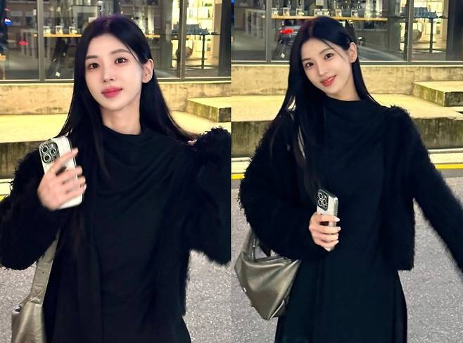 강석우 딸 강다은 반짝반짝 빛나는 미모가 다 한 블랙 패션 클래스 스타와 패션