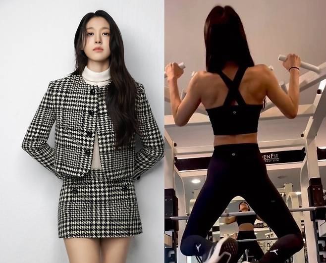 韓서 가장 청순한 여성인데 근육이 너무 많아 운동 중단한 이분 필더무비