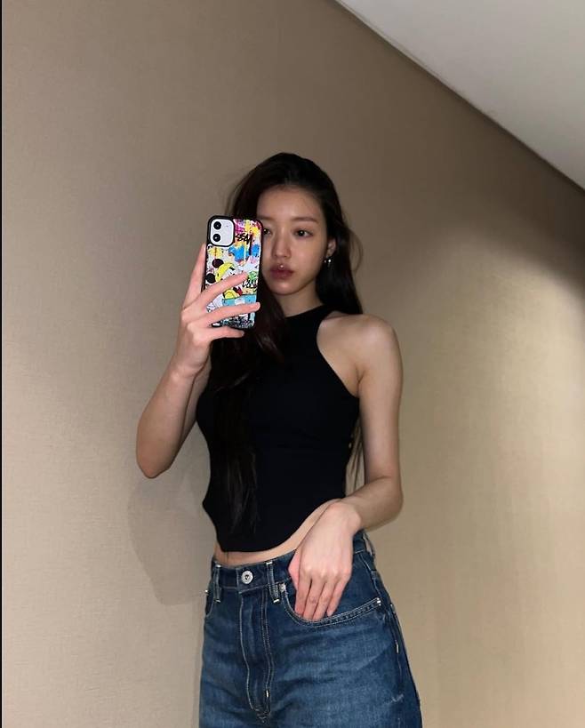 진짜 키 알려달라쇄도159cm 놀라운 비율 밝힌 연예인 데님룩 뷰티는 내운명